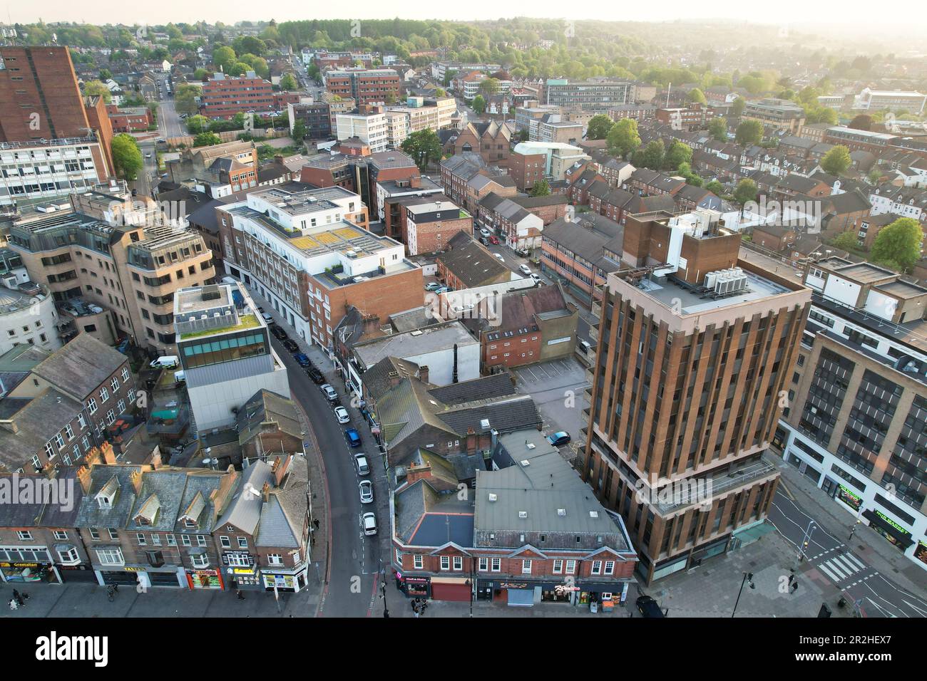 La plus belle vidéo de la ville d'Angleterre de Luton central. Le film ...