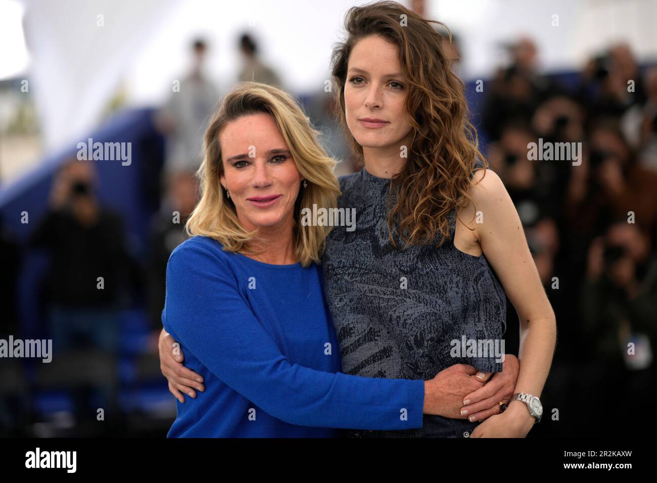 Director Geraldine Danon, left, and Stephane Caillard pose for ...