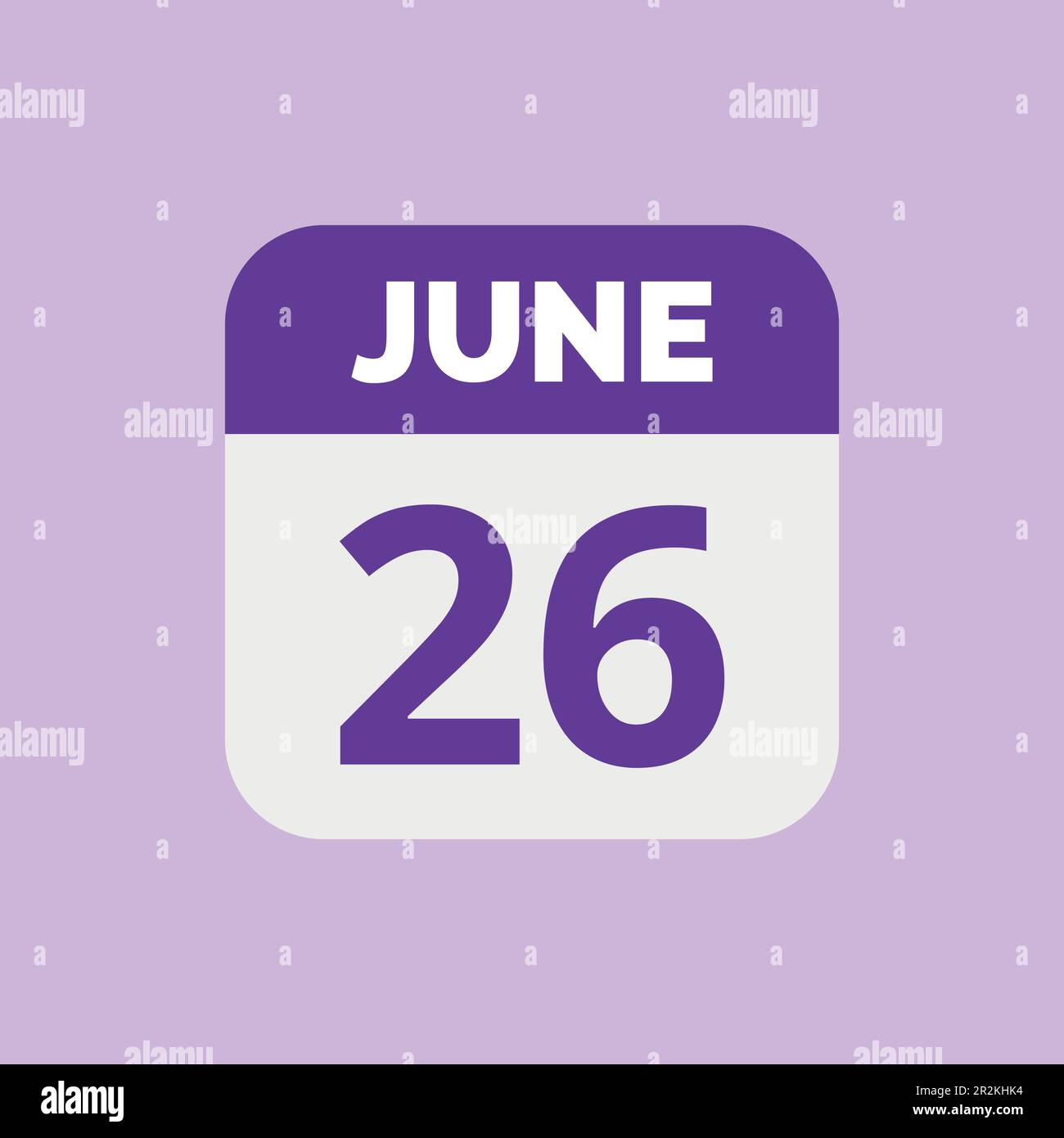 26 juni Banque d'images vectorielles - Alamy