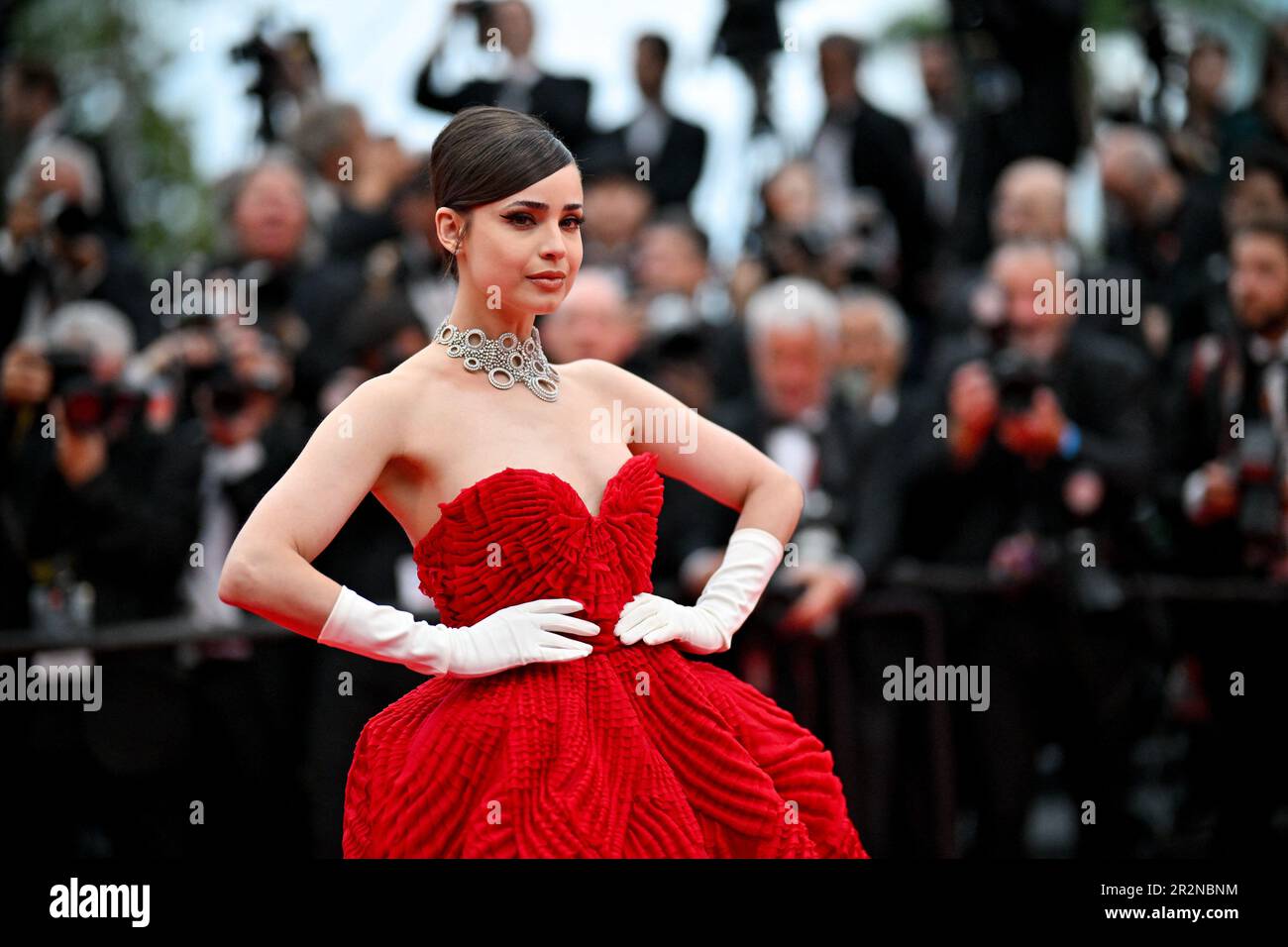 Sofia Carson à la première du film Killers of the Flower Moon lors du ...
