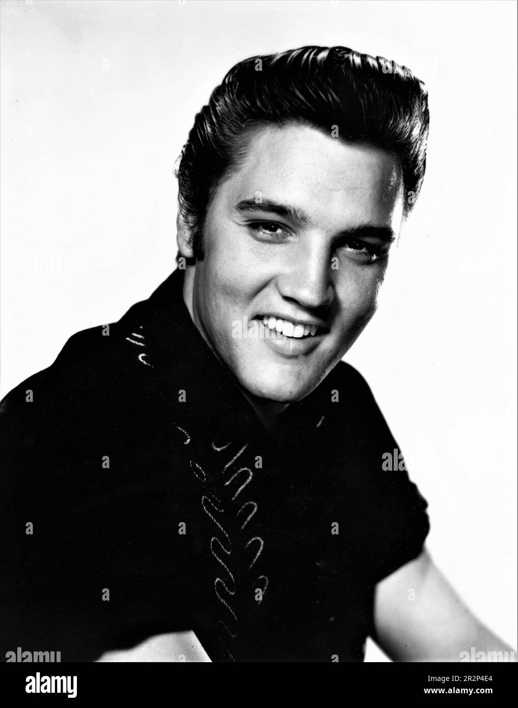 Elvis presley portrait Banque d'images noir et blanc - Alamy