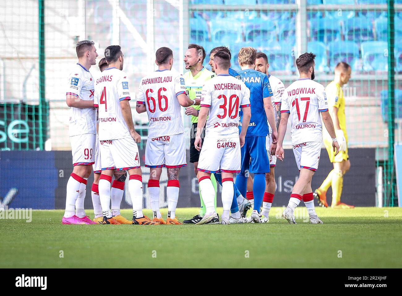 21 mai 2023, Plock: 21.05.2023 Plock.Pilka nozna.PKO Ekstraklasa 2022/2023.Wisla Plock - Rakow ...