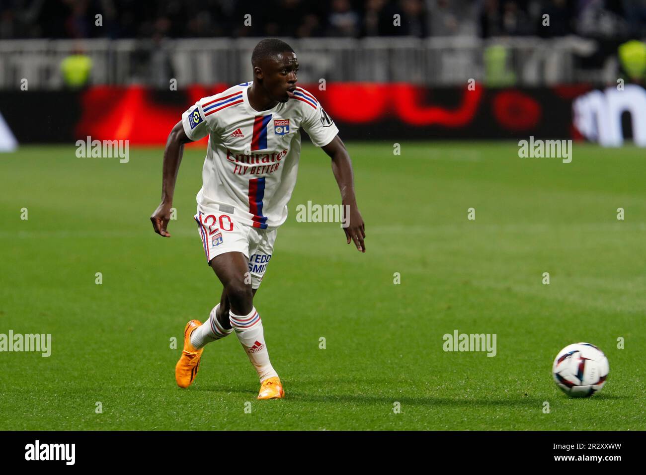 SAEL KUMBEDI de Lyon lors du championnat français Ligue 1 de football ...
