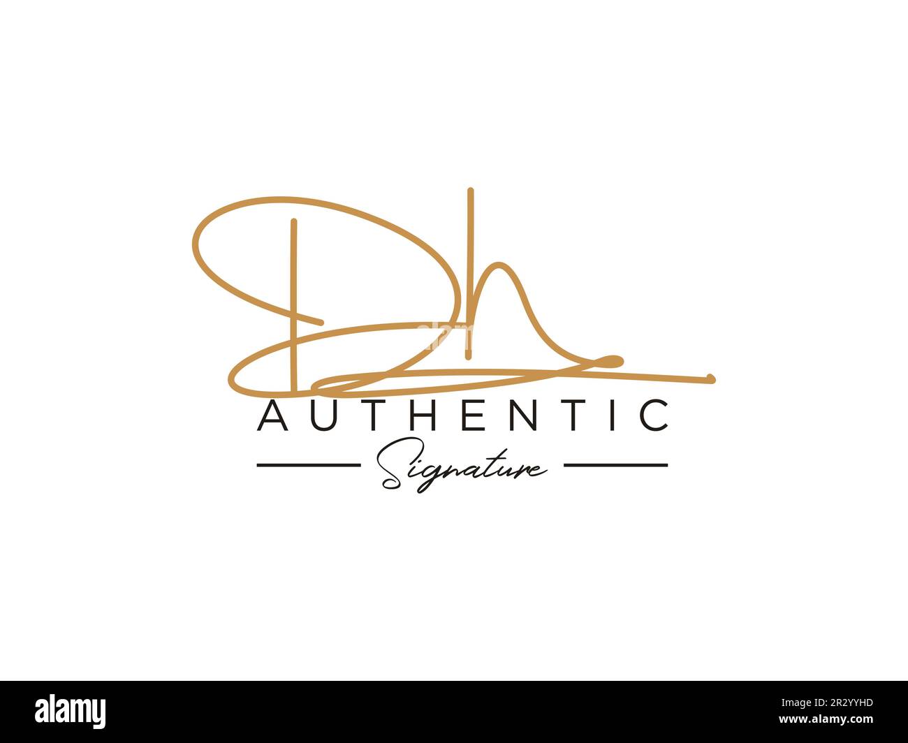 Dh signature Banque de photographies et d’images à haute résolution - Alamy