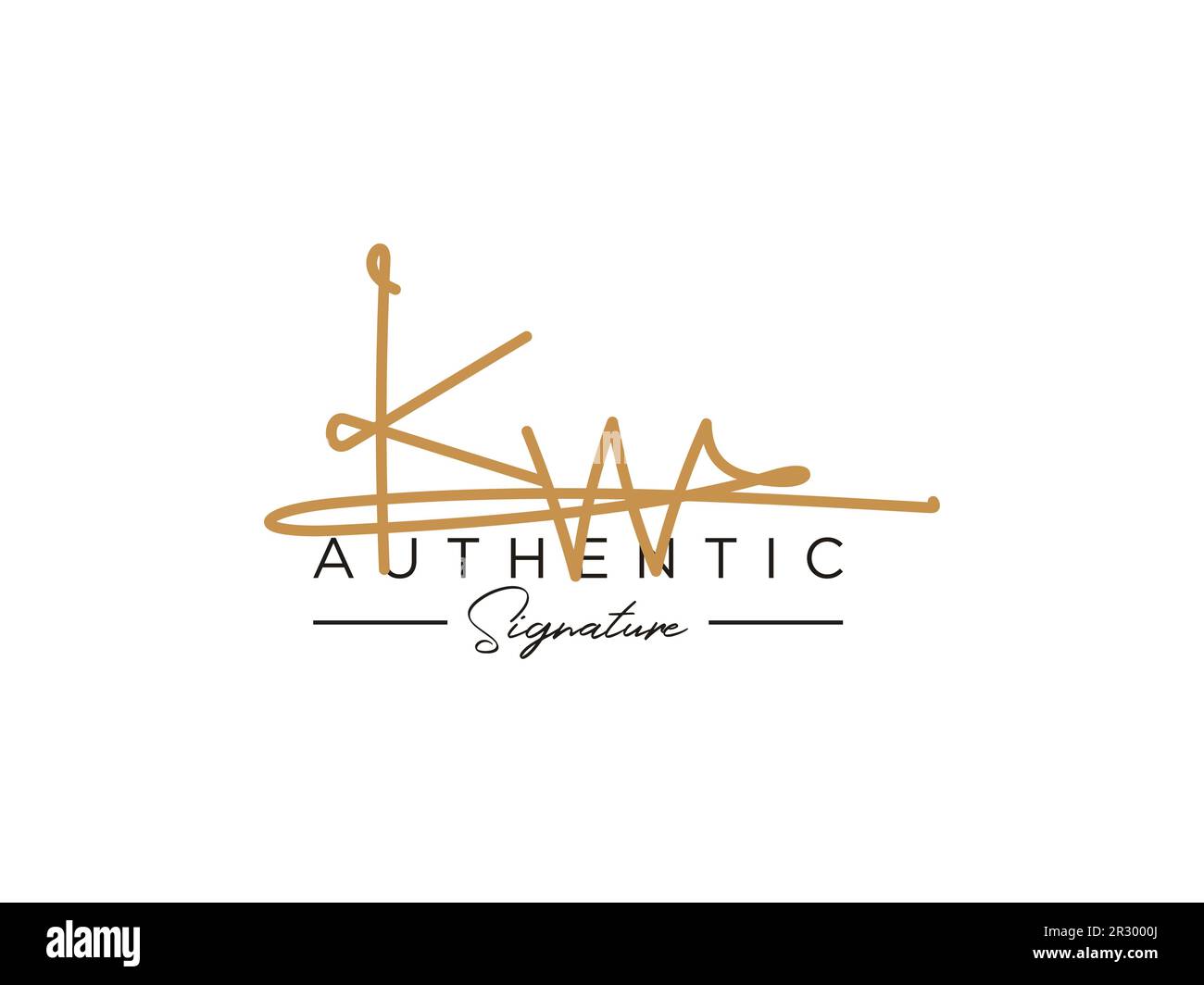 Signature kw Banque de photographies et d’images à haute résolution - Alamy