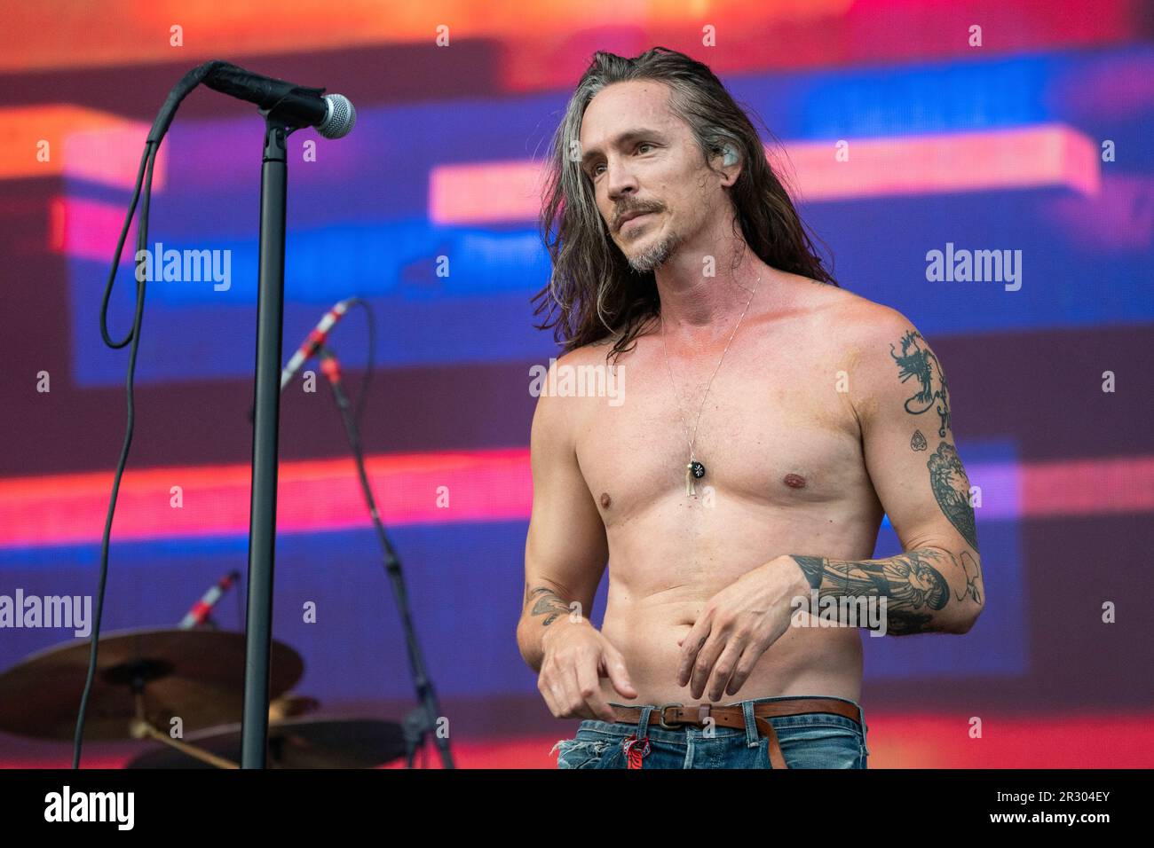 Brandon Boyd of Incubus performs at the Welcome To Rockville Music ...