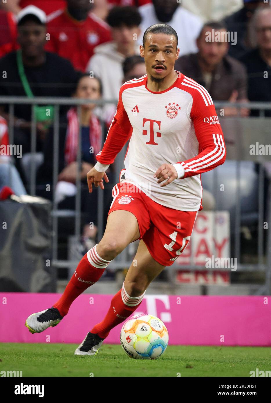 Leroy Sane of Bayern Muenchen FC Bayern Muenchen - RB Leipzig Fussball ...