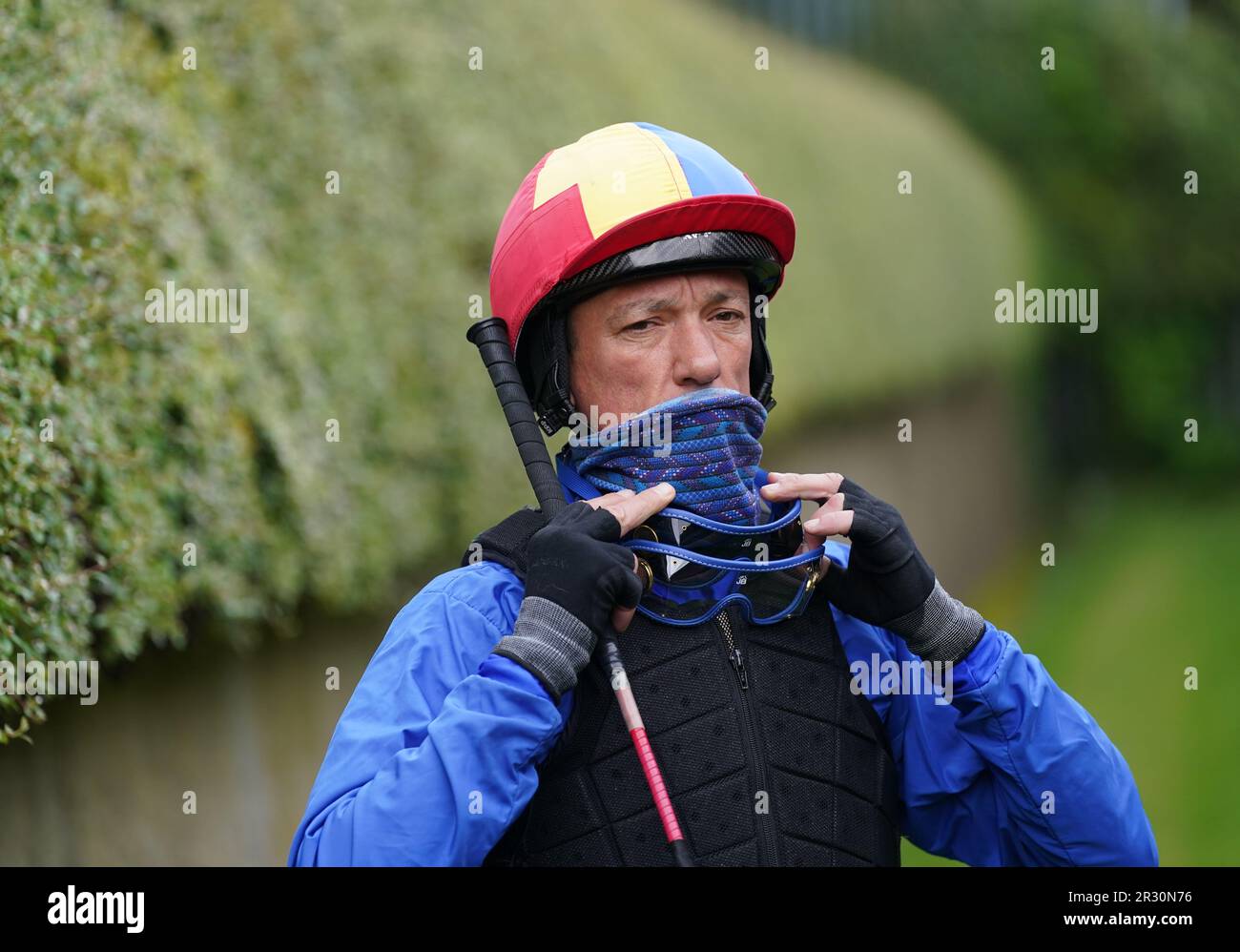 Jockey Frankie Dettori pendant une matinée de galops devant le festival ...