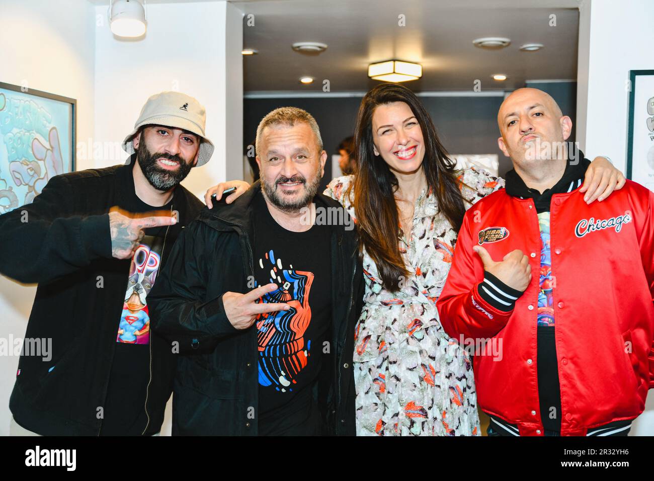 Artistes AnhellDog, zeta1970 ans et Beto LandSky avec Anna Dimitrova ...