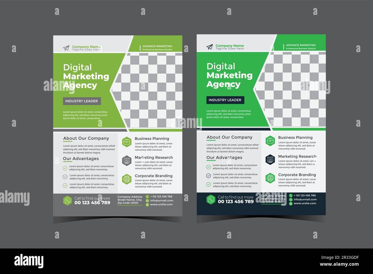 Agence de marketing flyer Banque de photographies et d’images à haute ...