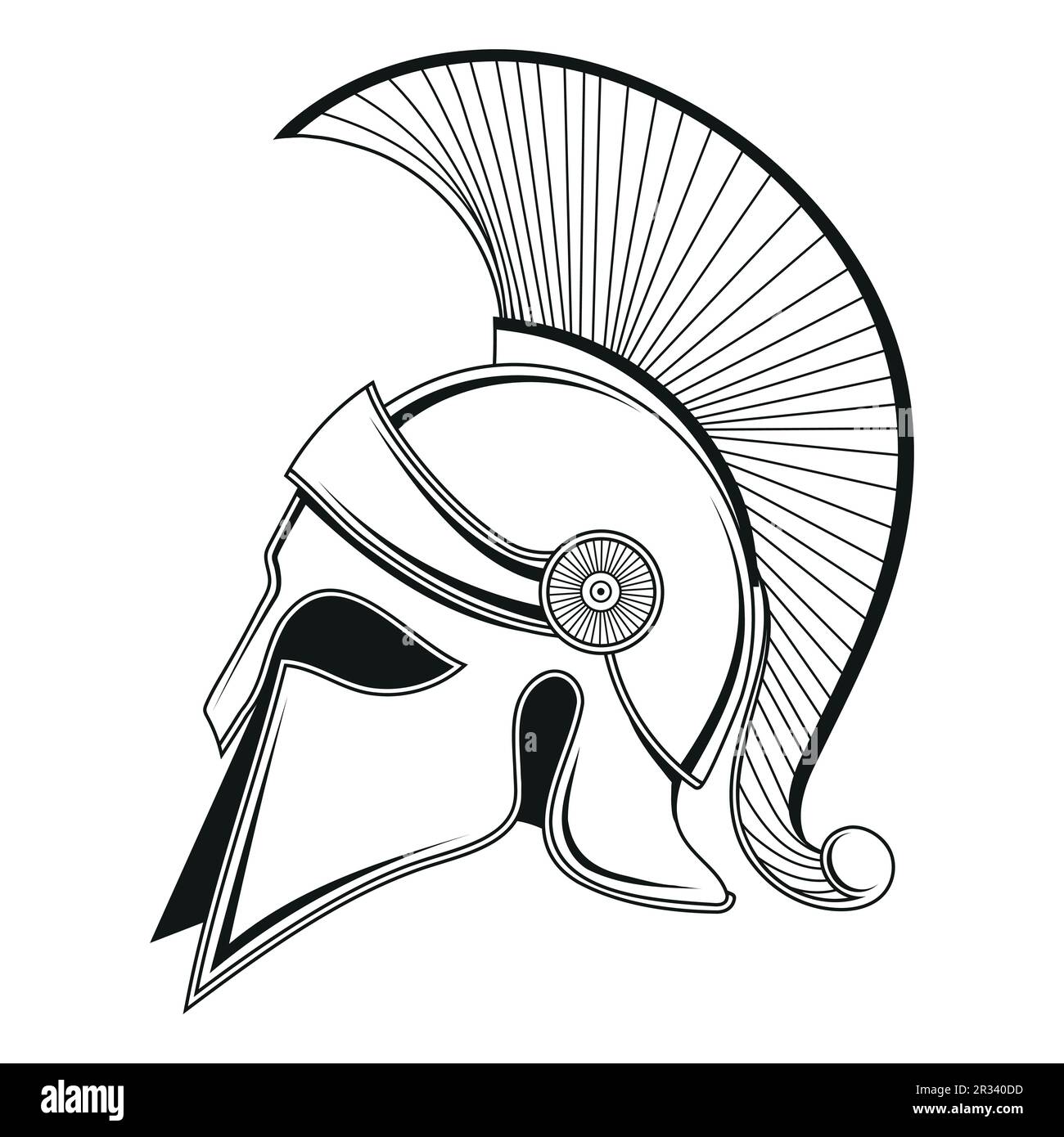 Casque grec dessin Banque de photographies et d’images à haute ...