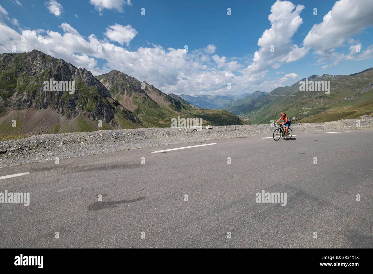 Tour de france à vélo col de tourmalet Banque de photographies et d ...