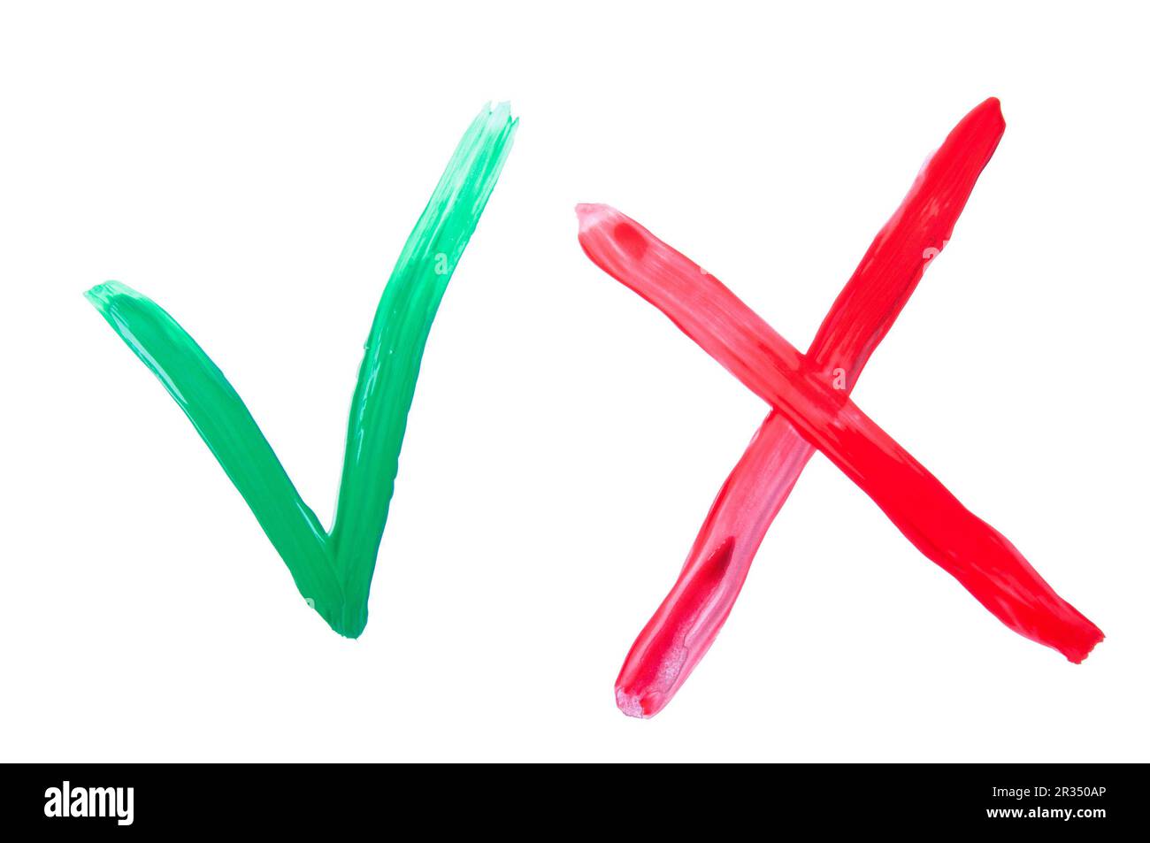 Conceptos e ideas correctos o incorrectos Banque d'images détourées - Alamy