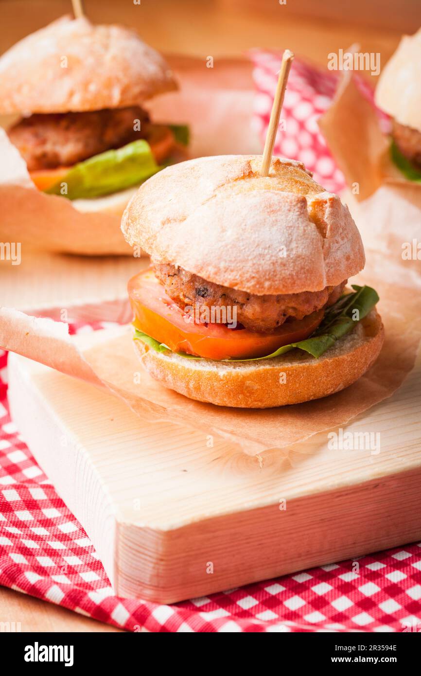 Mini burgers Banque de photographies et d’images à haute résolution - Alamy