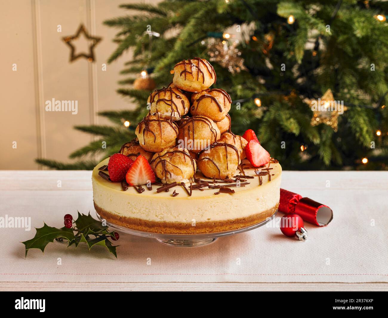 Cheesecake profiterole Banque de photographies et d’images à haute ...