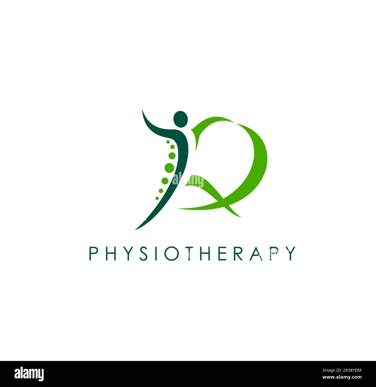 La physiothérapie icône de la réadaptation, de la physiothérapie et de ...