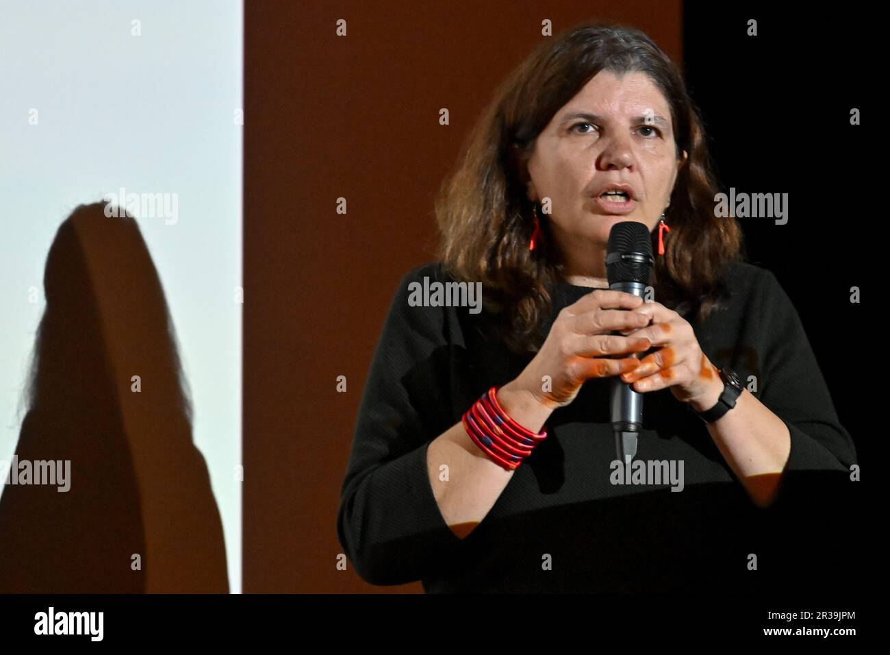 Fabienne Richard photographié lors du lancement de la campagne ...