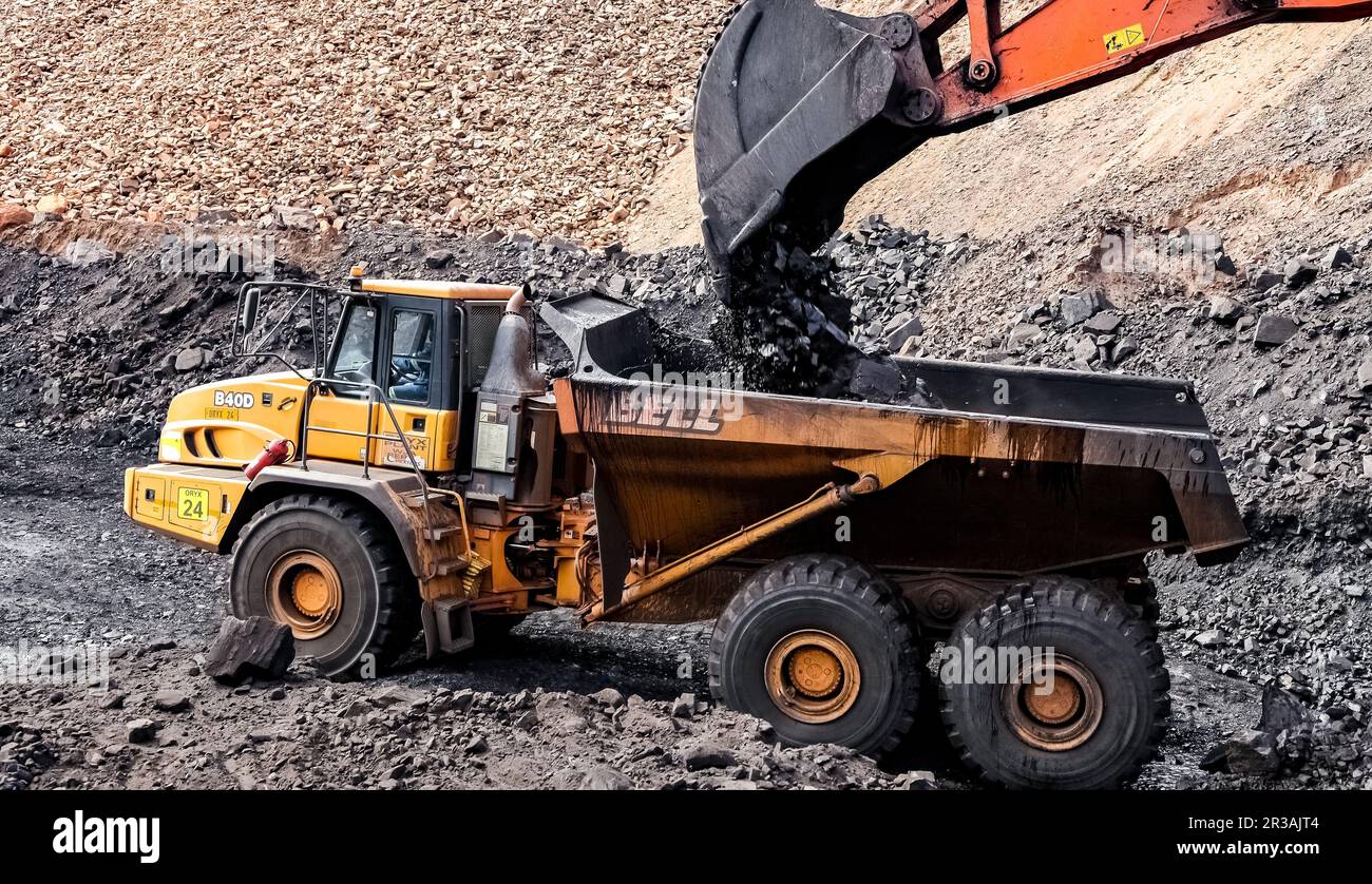 Exploitation du manganese Banque de photographies et d’images à haute ...
