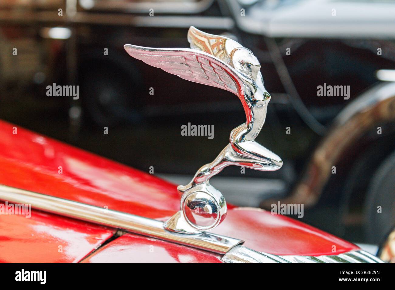Mascotte de capot Dolomite de triomphe. Lytham Hall Classic car Show 2023 Photo Stock - Alamy