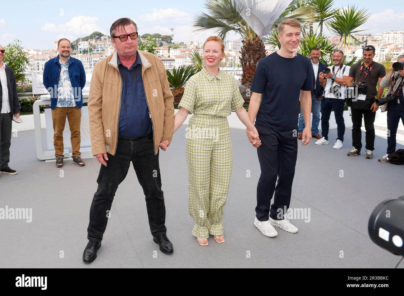 Aki Kaurismäki, Alma Pöysti und Jussi Vatanen beim Photocall zum ...