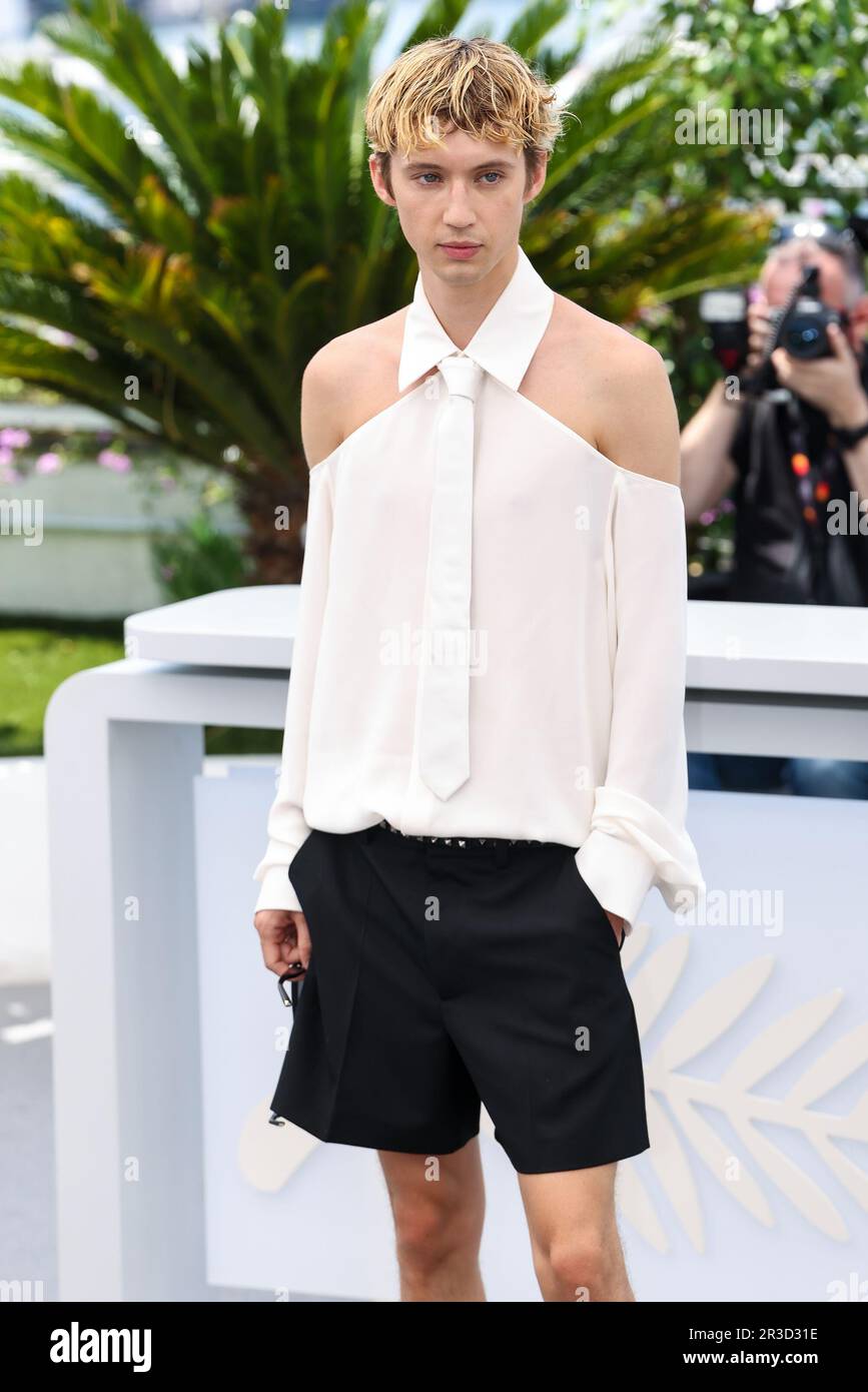 Cannes, France. 23rd mai 2023. CANNES - 23 MAI : Troye Sivan sur la photo « L'IDOL » lors du ...