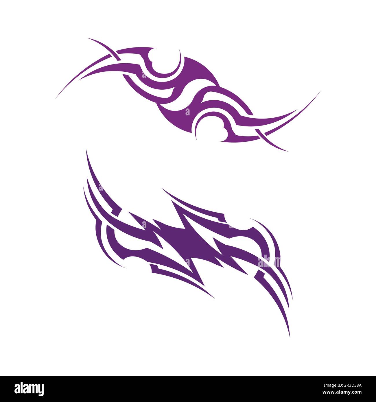 Motif tribal tatouage vecteur art design, tatouage tribal manche ...