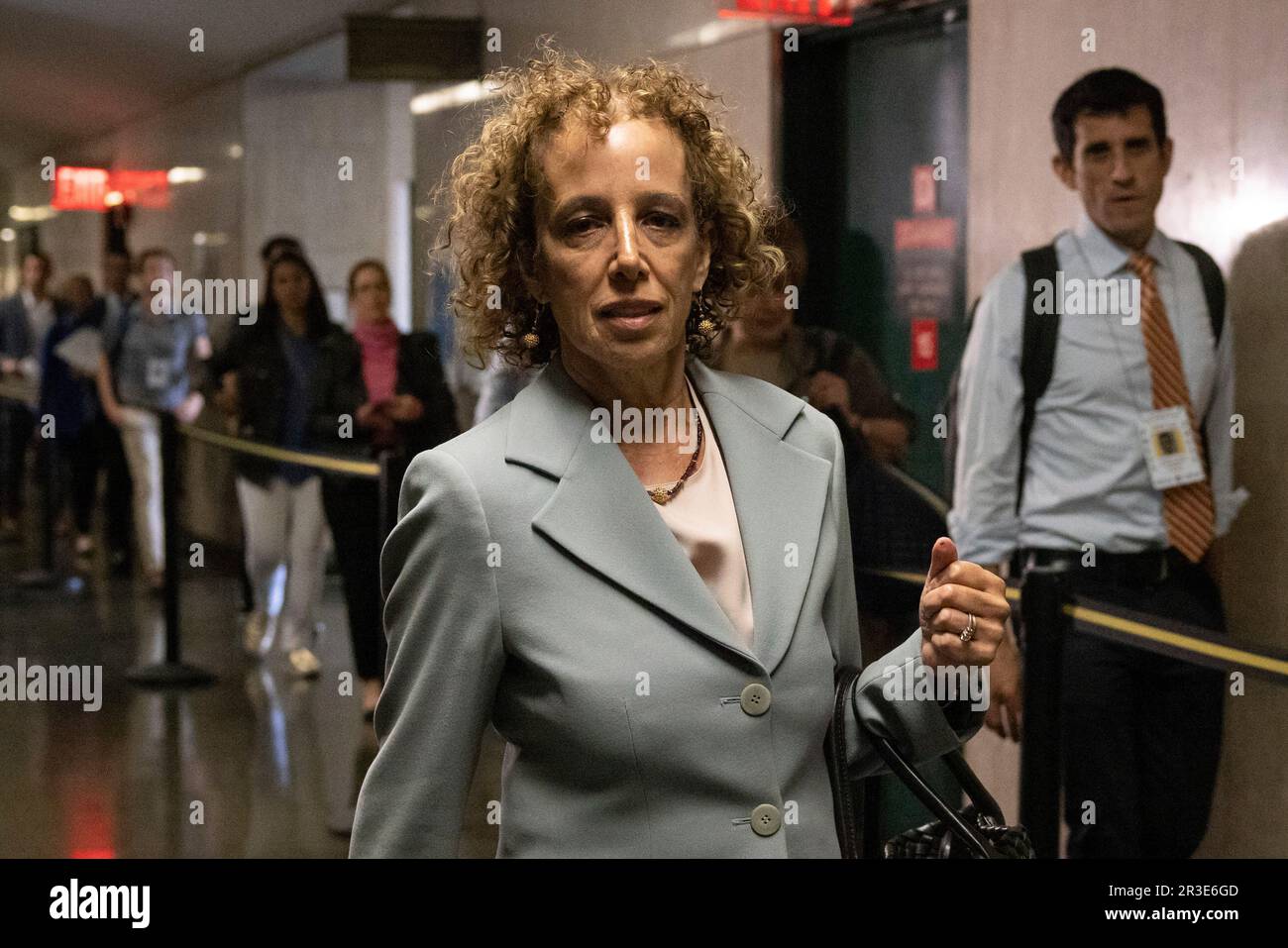 Susan Necheles, defense attorney for former President Donald Trump ...