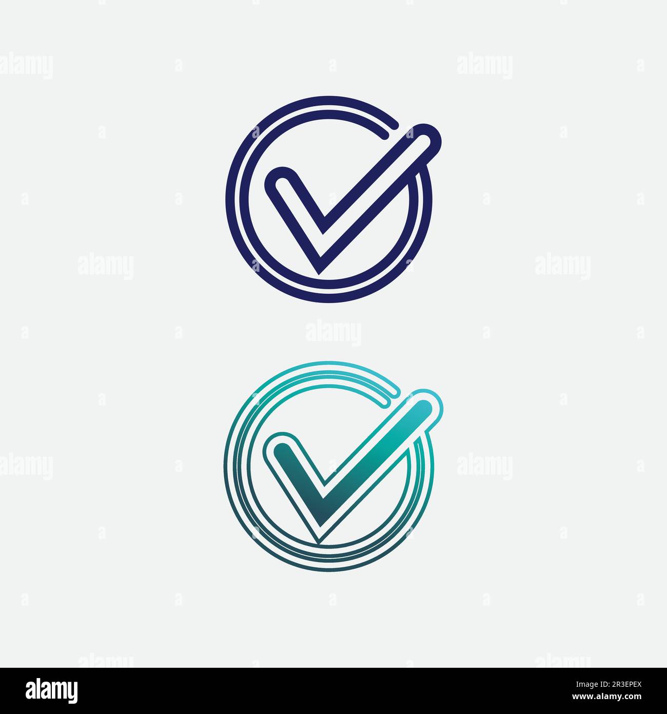 Liste de vérification cochez vecteur ou icône de logo. Cocher le ...