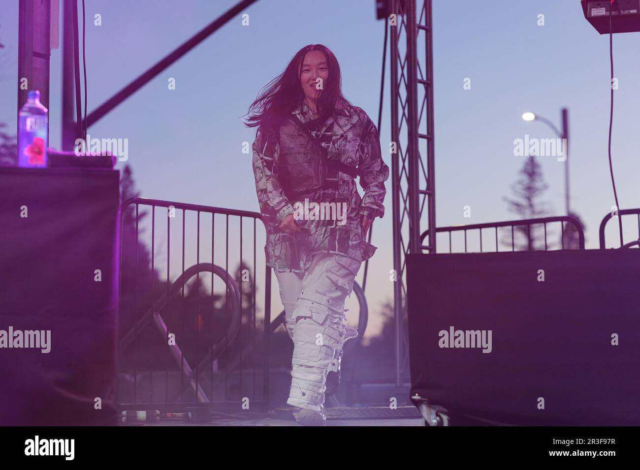 Sacramento, États-Unis. 20th mai 2023. La chanteuse américaine Audrey ...