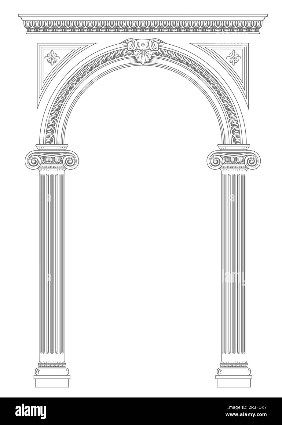 Relief grec Banque d'images vectorielles - Alamy