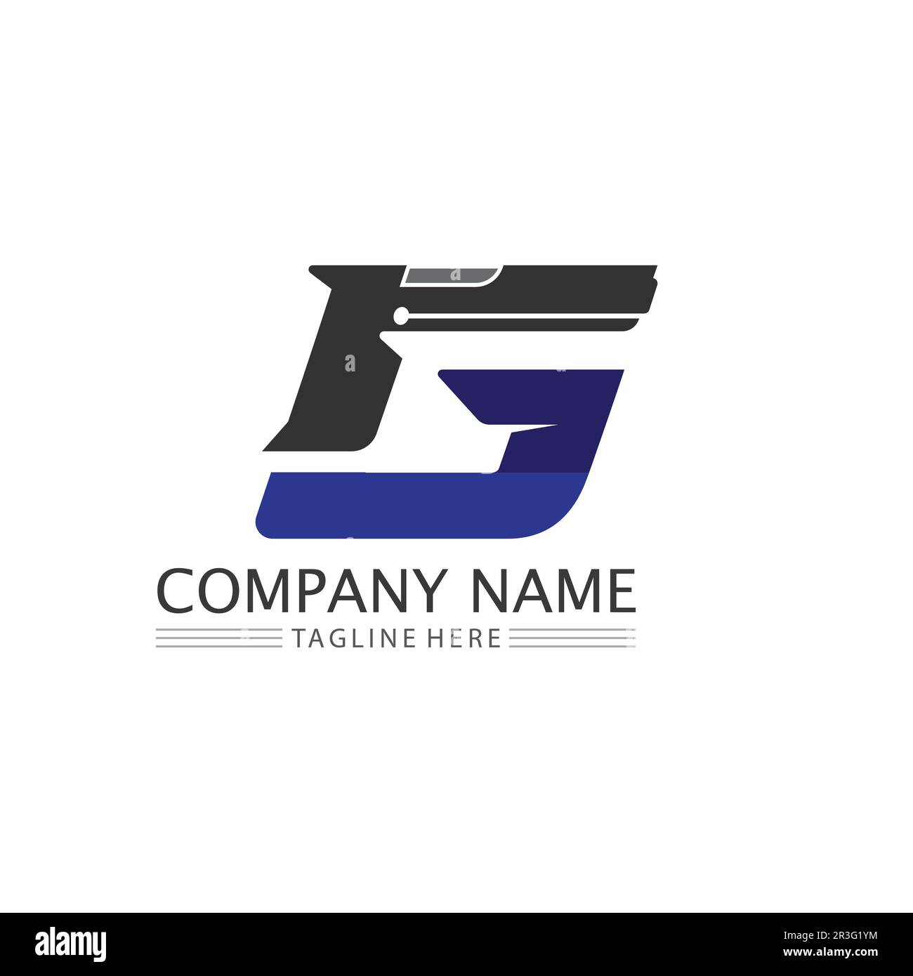Logo de canon et fusil de sniper de soldat de l'Armée de terre vecteur ...