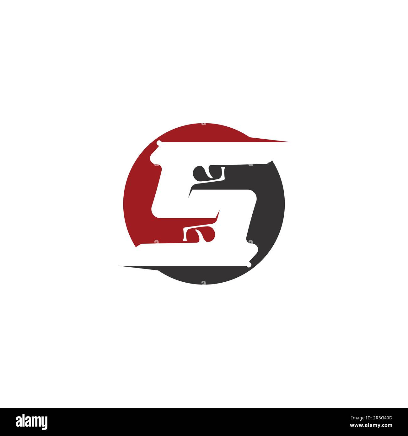 Logo de canon et fusil de sniper de soldat de l'Armée de terre vecteur ...