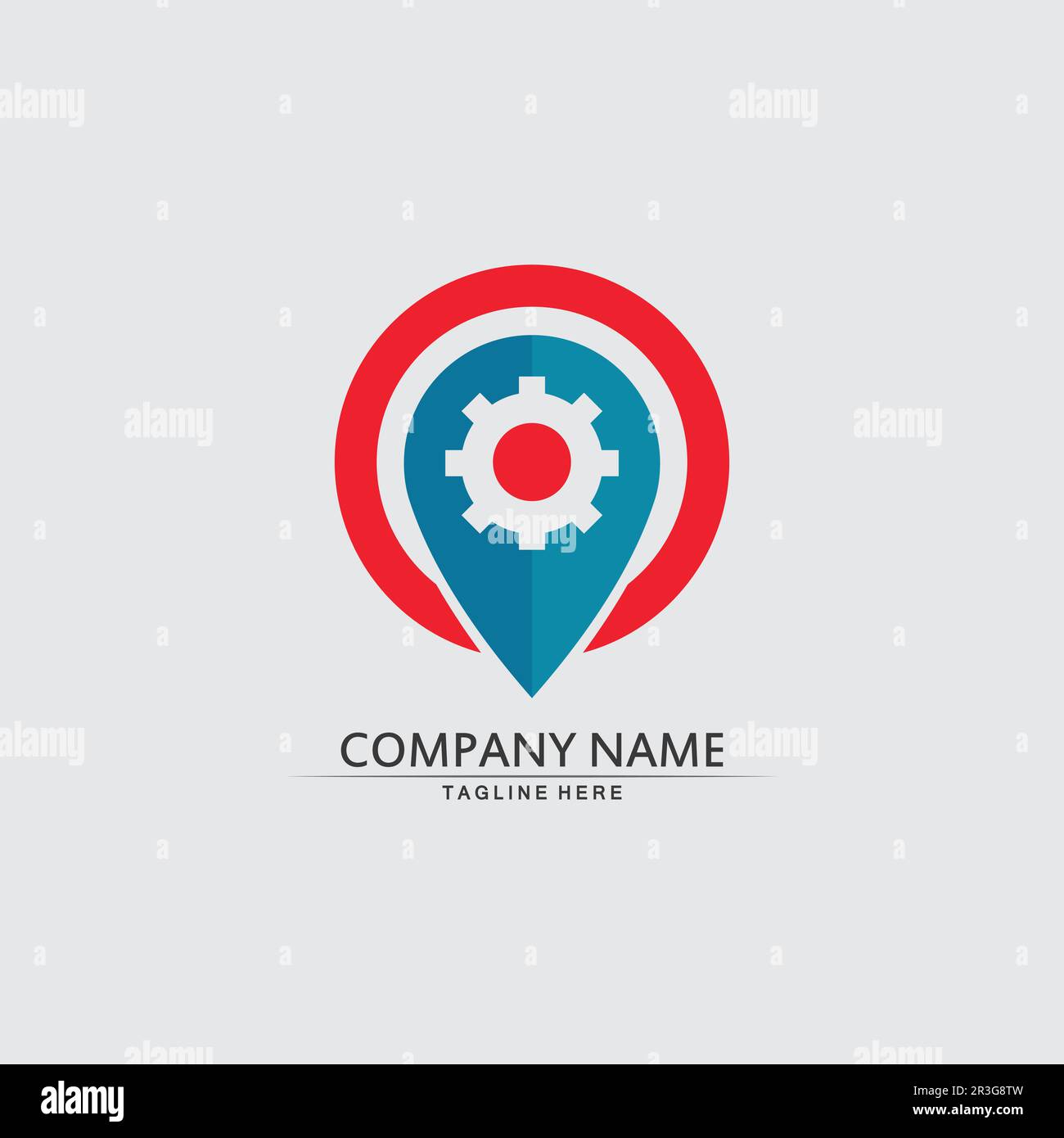 Icône d'emplacement, logo carte pour cartes google Maps, signe ...