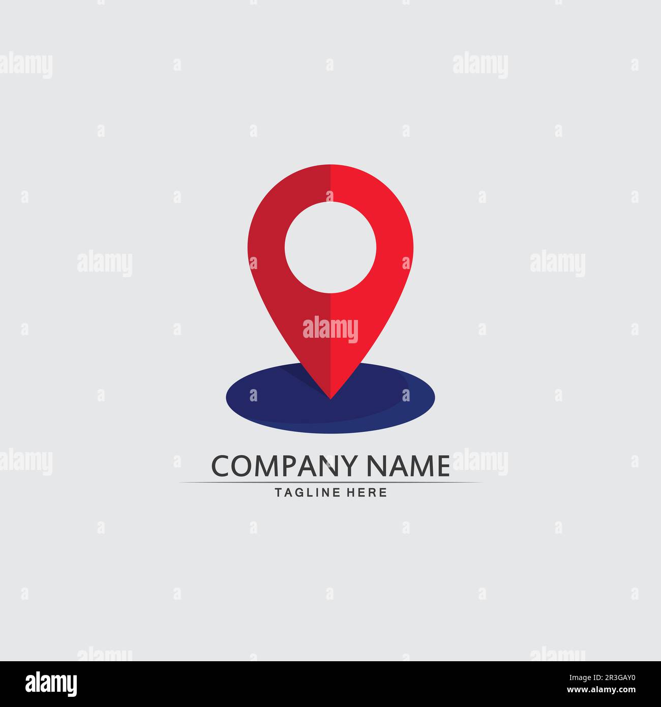 Icône d'emplacement, logo carte pour cartes google Maps, signe ...