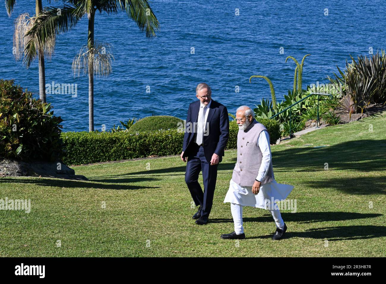 India's Prime Minister Narendra Modi, right, and Australian Prime ...