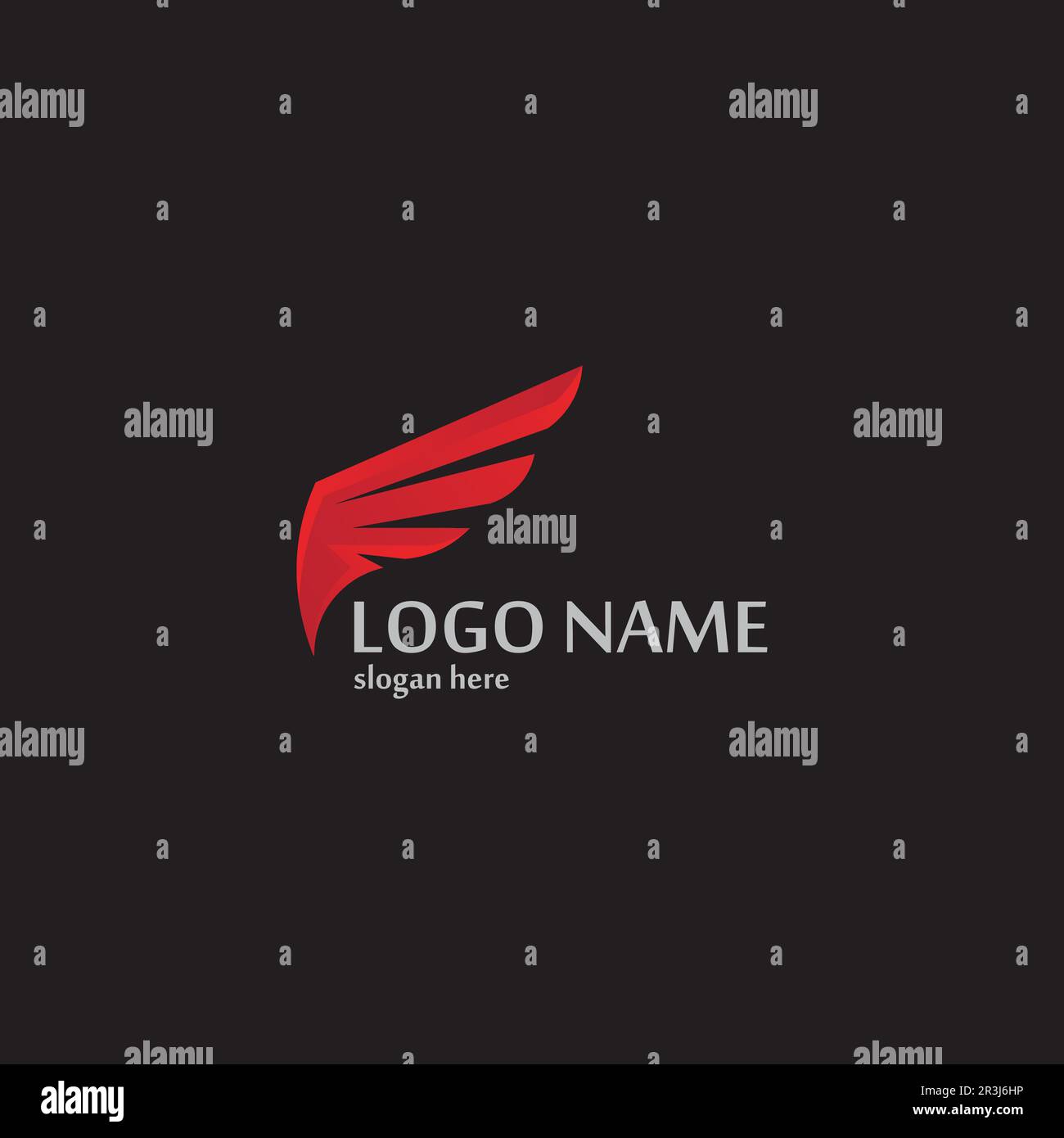 Logo des ailes Business et design animal ailes Vector Fast Bird symbole ...