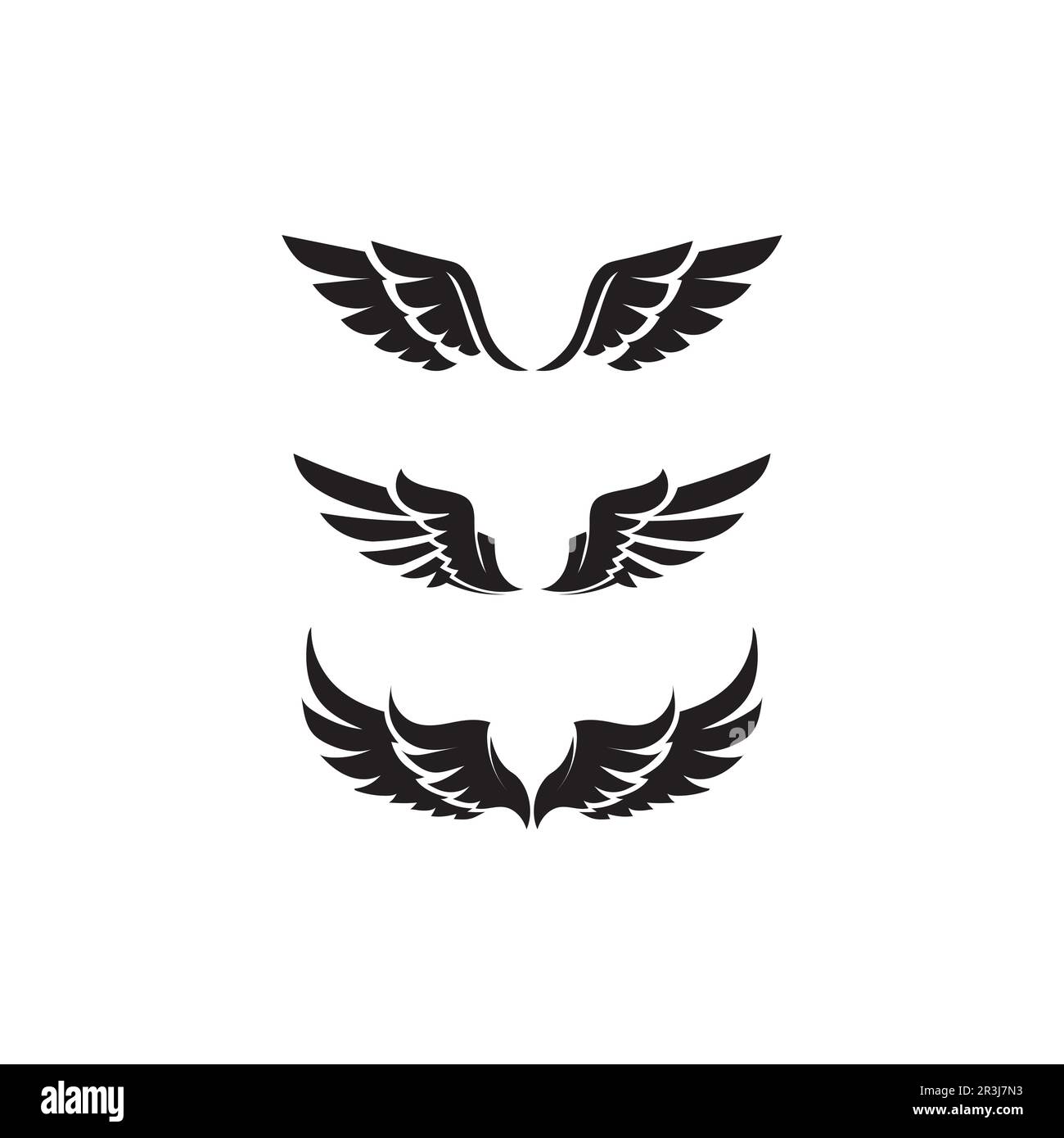 Logo des ailes Business et design animal ailes Vector Fast Bird symbole ...