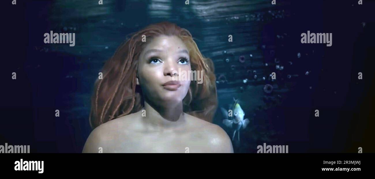 LA PETITE SIRÈNE, Halle Bailey comme Ariel, 2023. © Walt Disney Studios Motion Pictures ...