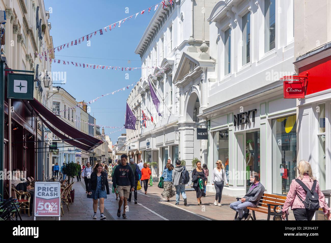 Maillot king street st helier Banque de photographies et d’images à ...