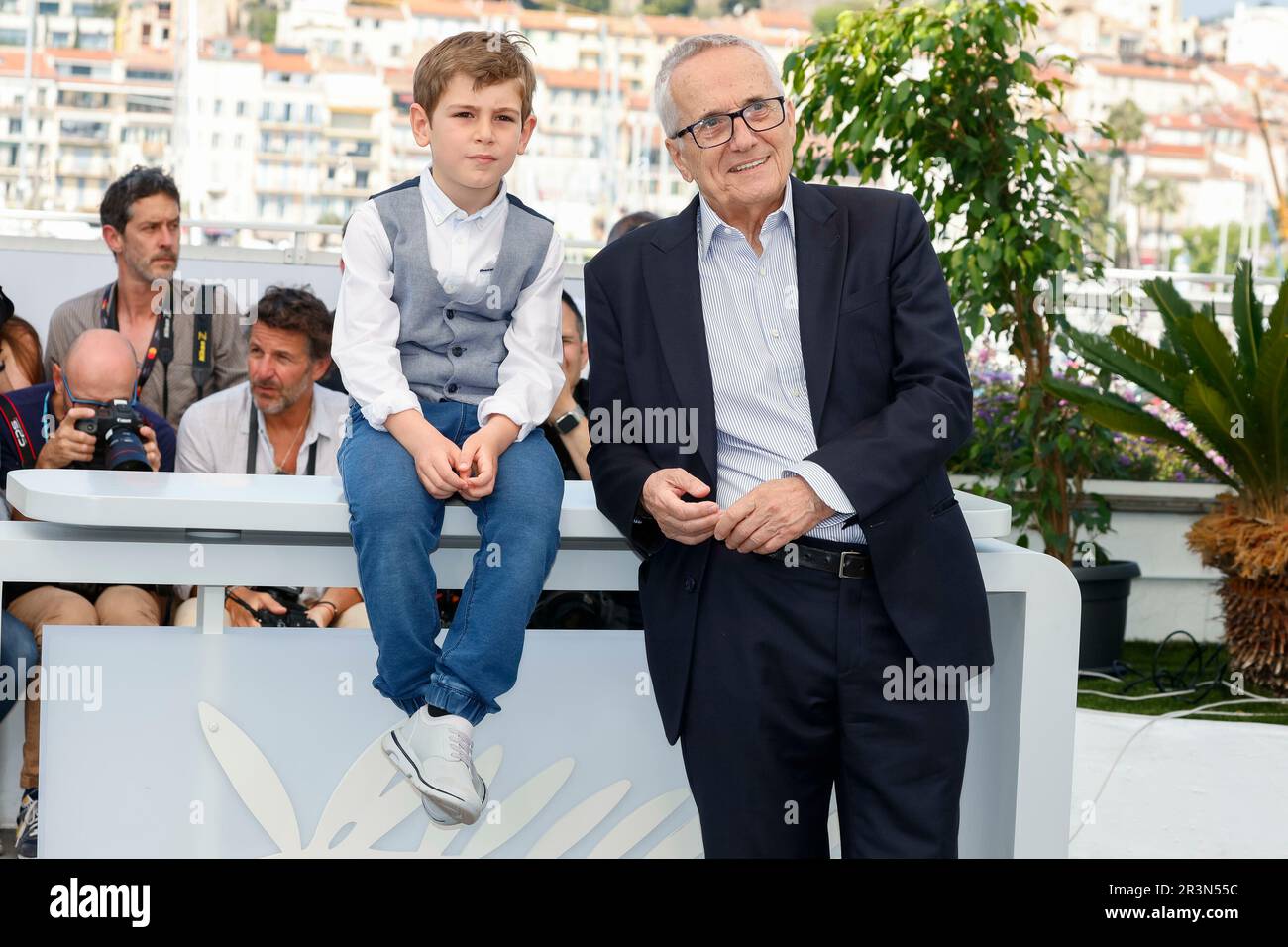 ENEA Sala et Marco Bellocchio assistent au photocall 'kidnappé' lors du ...