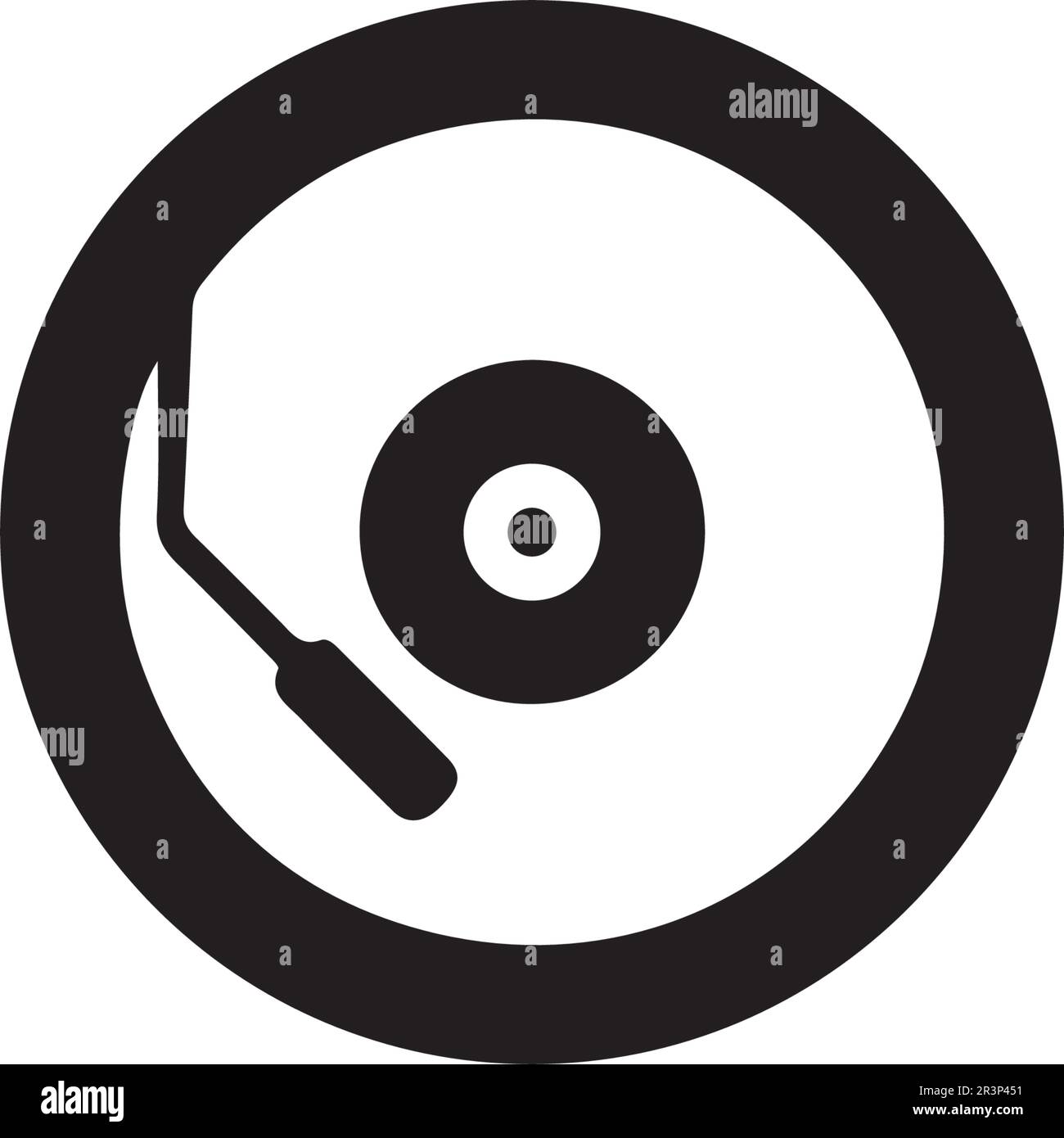Icône de note de musique logo et design Vector Image Vectorielle Stock ...