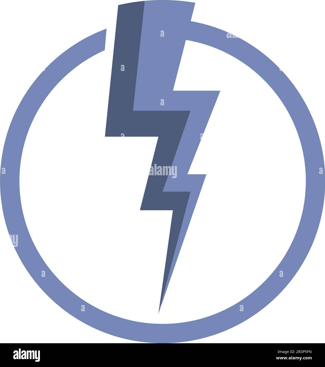 logo et symboles d'éclair vecteur électrique Image Vectorielle Stock ...