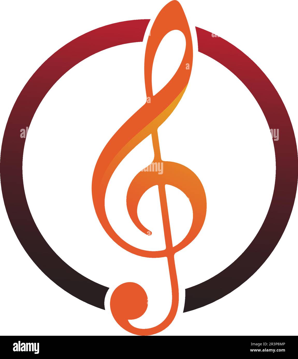 Icône de note de musique logo et design Vector Image Vectorielle Stock ...