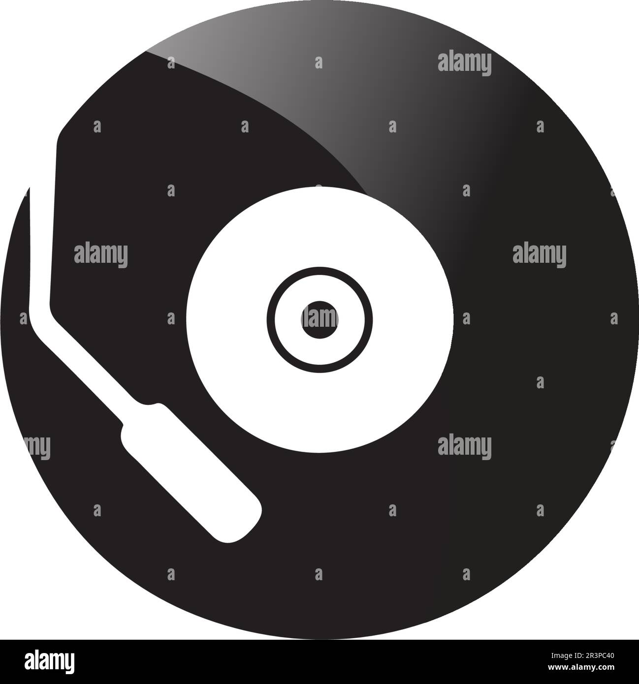 Icône de note de musique logo et design Vector Image Vectorielle Stock ...