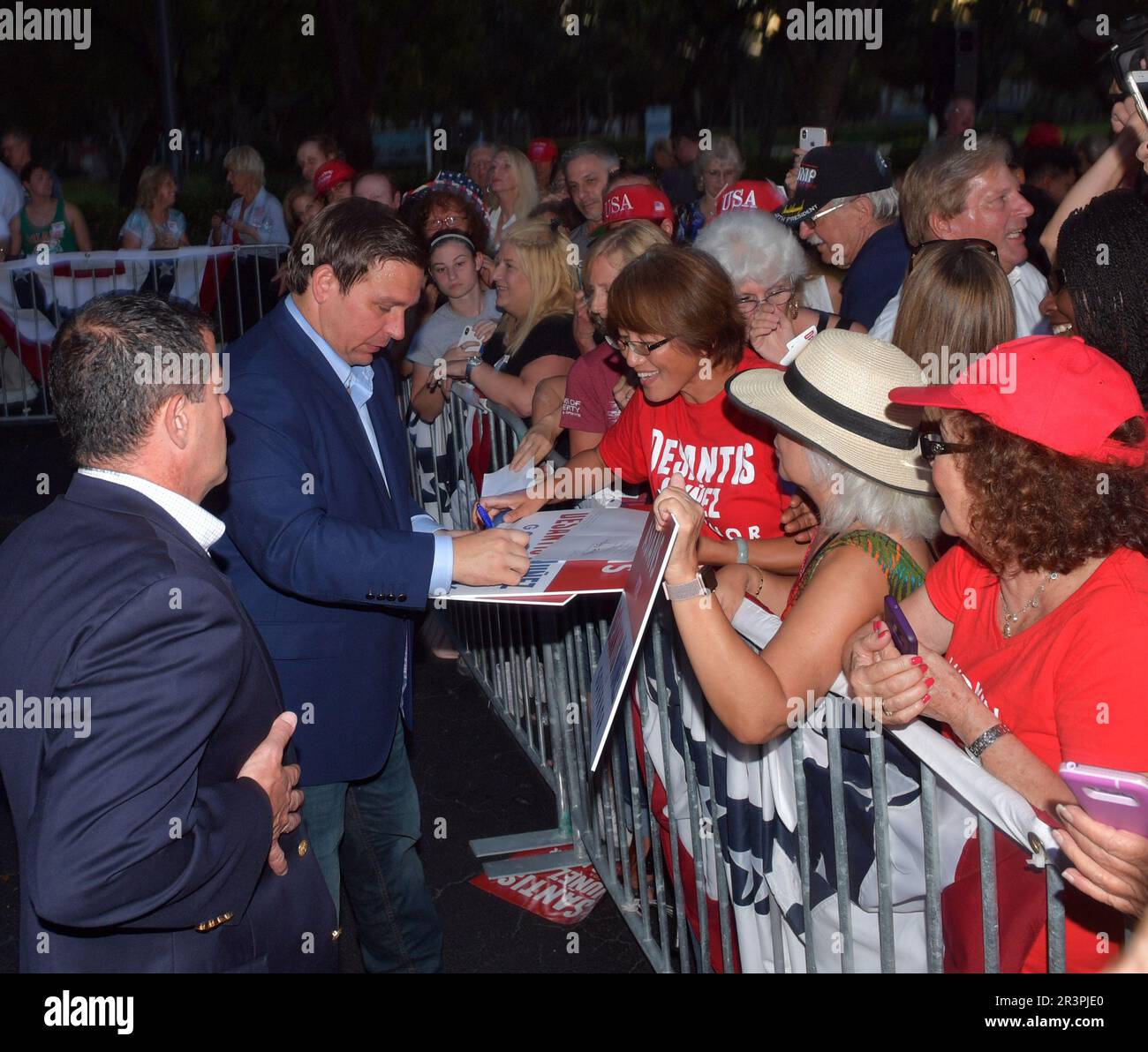 BOCA Raton, FL - Novembre 04 : Ron DeSantis, Rudy Giuliani et Procureur ...