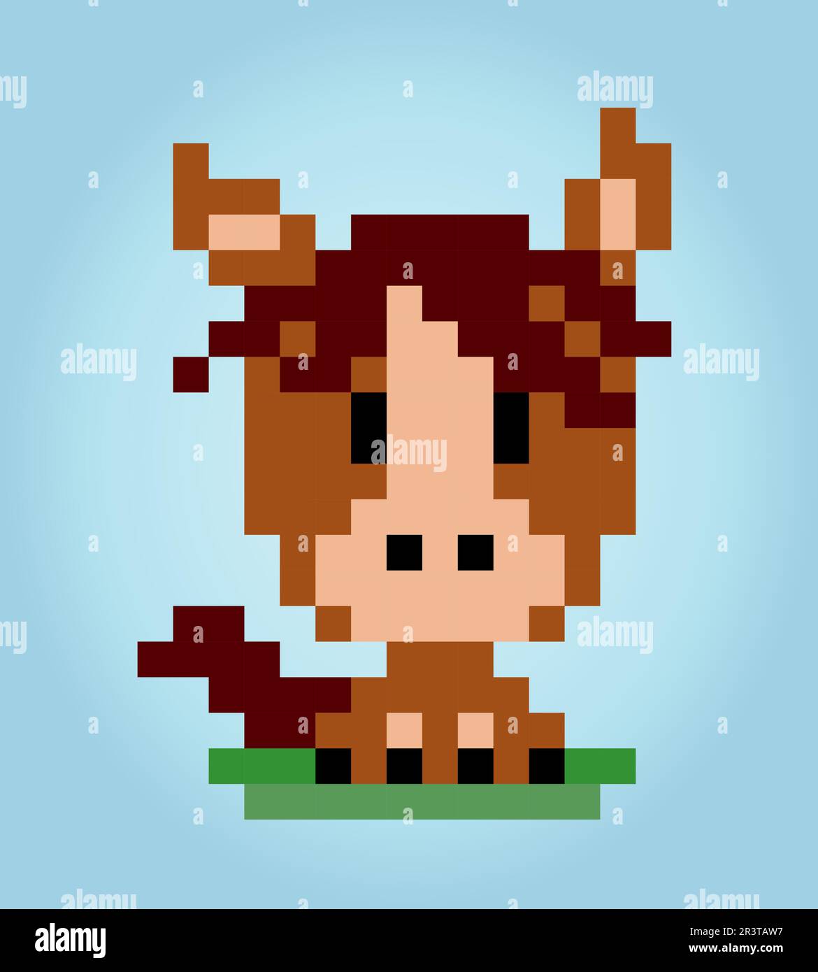 Pixel art cheval Banque de photographies et d’images à haute résolution ...