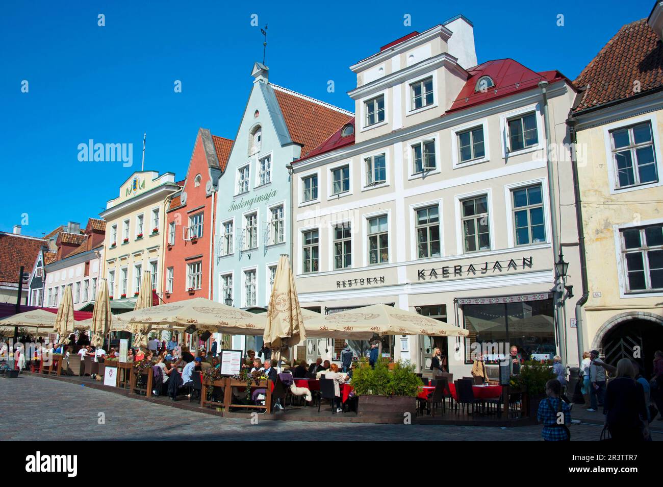 Place de l'Hôtel de ville, Rathausplatz, Vieille ville, Tallinn ...