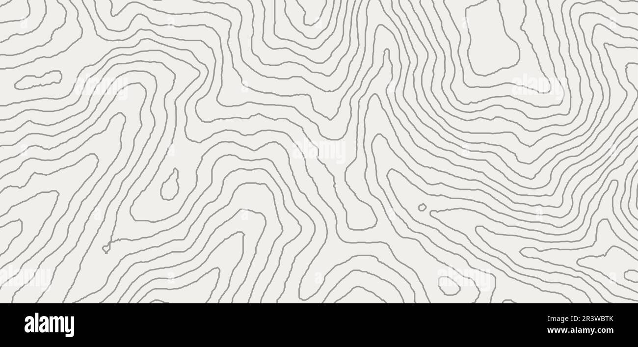 Carte topographique modèle contour fond géographie paysage. 3d carte de ...