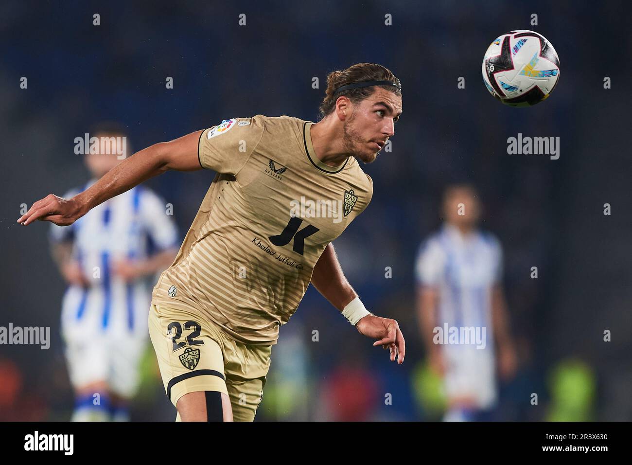 Srdjan Babic de UD Almeria en action pendant le match de la Liga ...