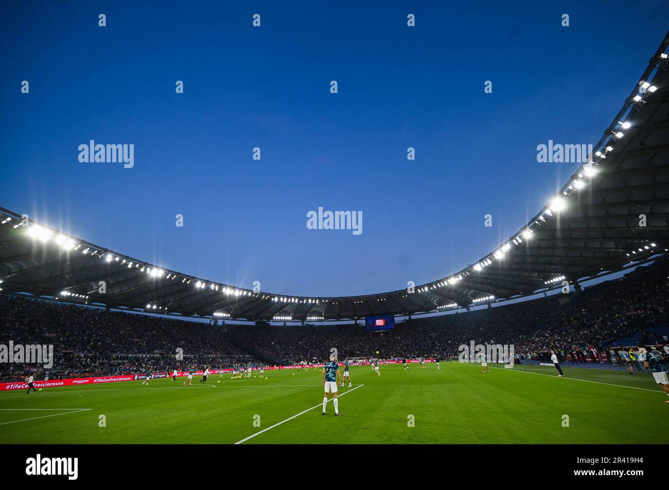 Stade Olimpic Rome lors du match de football de la finale de Coppa ...
